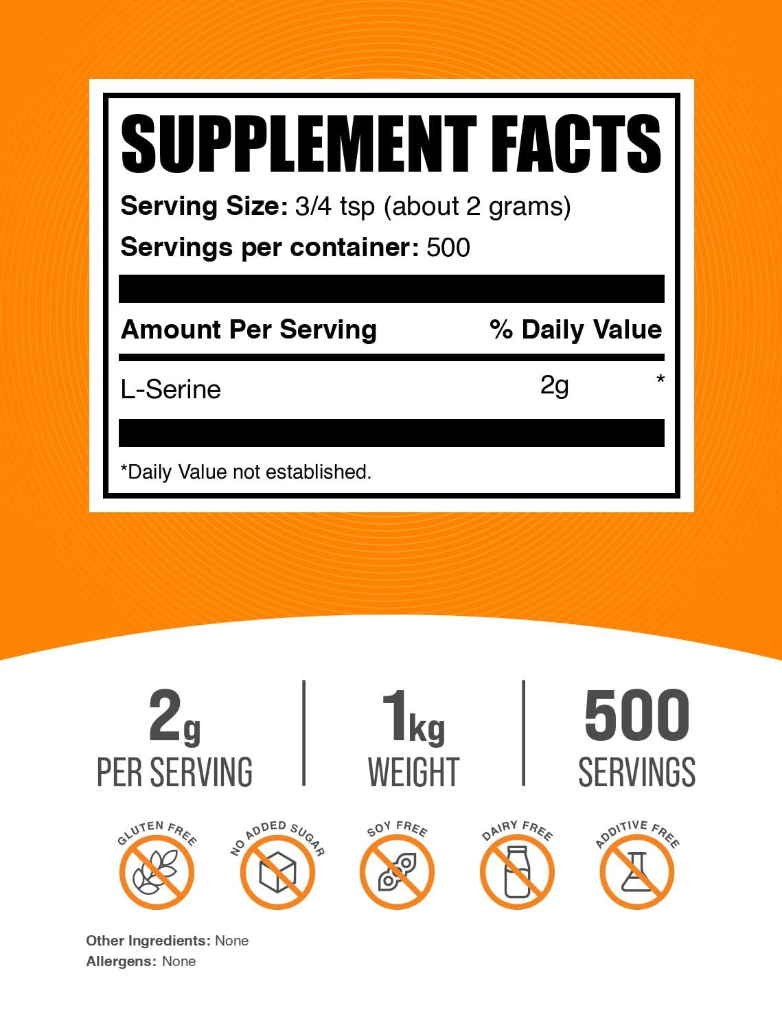 high-quality l-serine supplement benefits