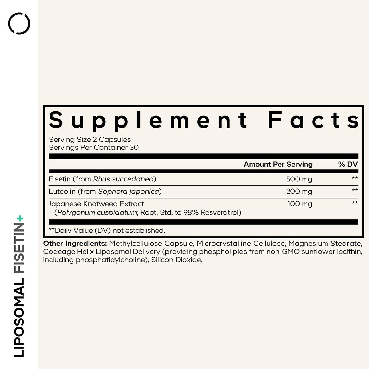 high-quality liposomal fisetin supplement