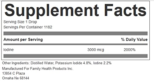 High-quality liquid iodine for families