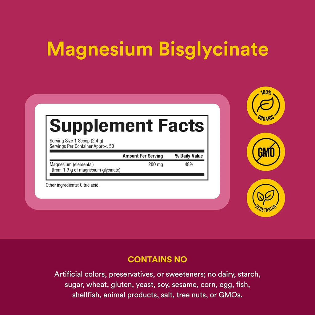 High-quality magnesium bisglycinate formula
