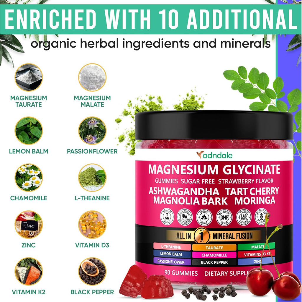 High-quality magnesium bisglycinate gummies