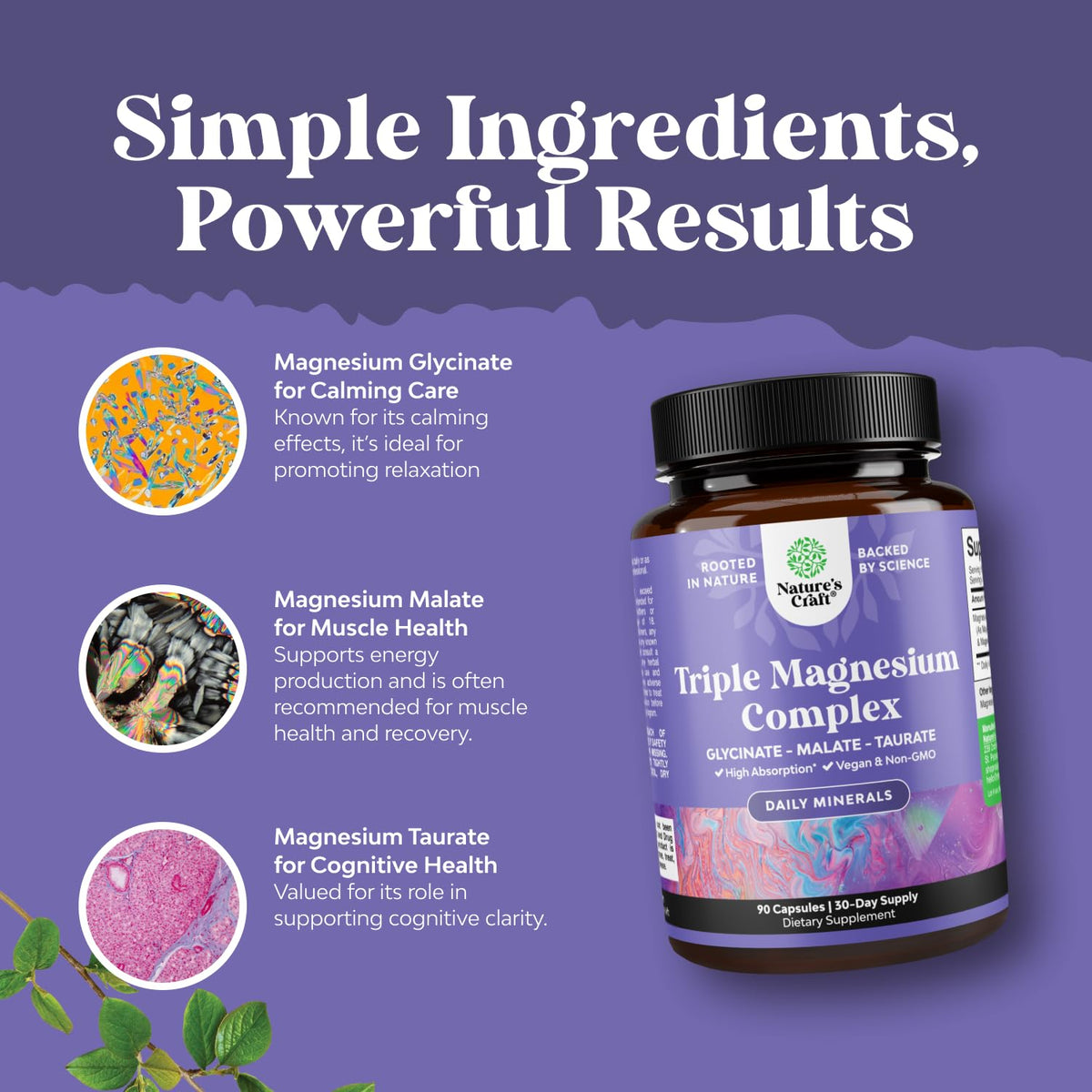 High-quality magnesium bisglycinate supplement