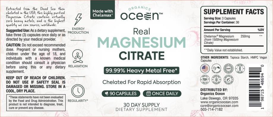 high quality magnesium citrate capsules