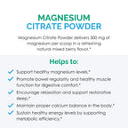 high-quality magnesium citrate powder