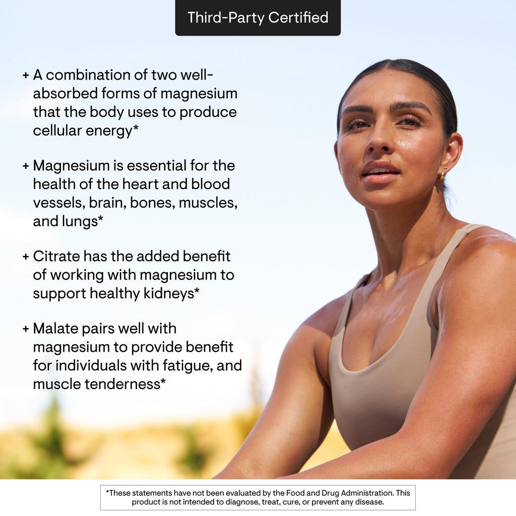 High-quality magnesium for better absorption