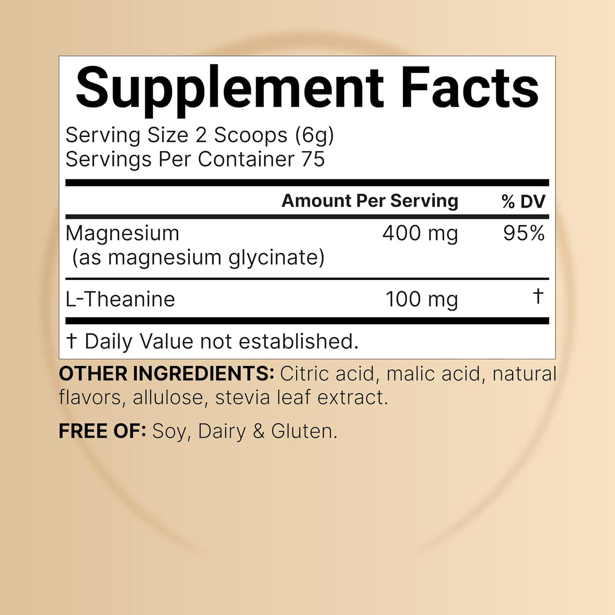 high-quality magnesium glycinate supplement