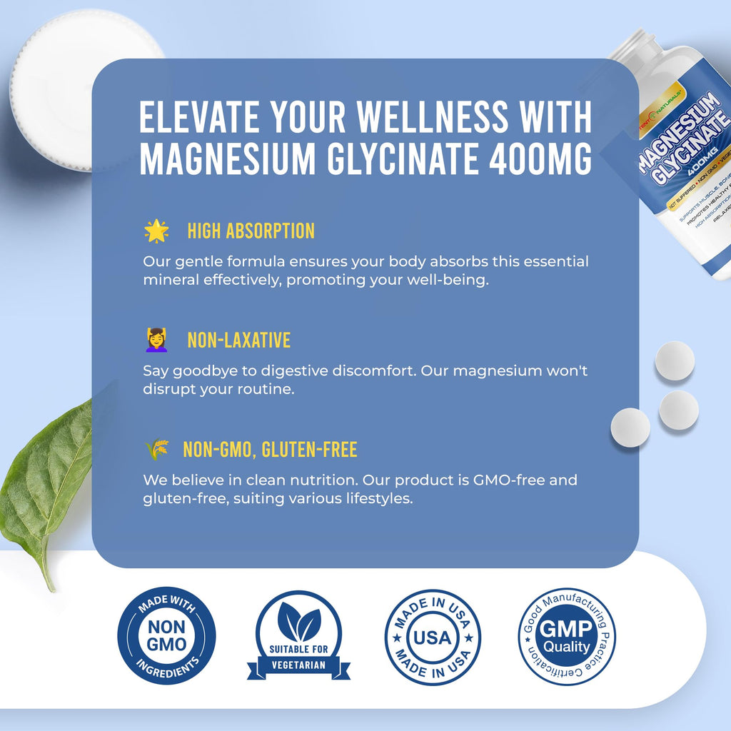 High-quality magnesium glycinate tablets