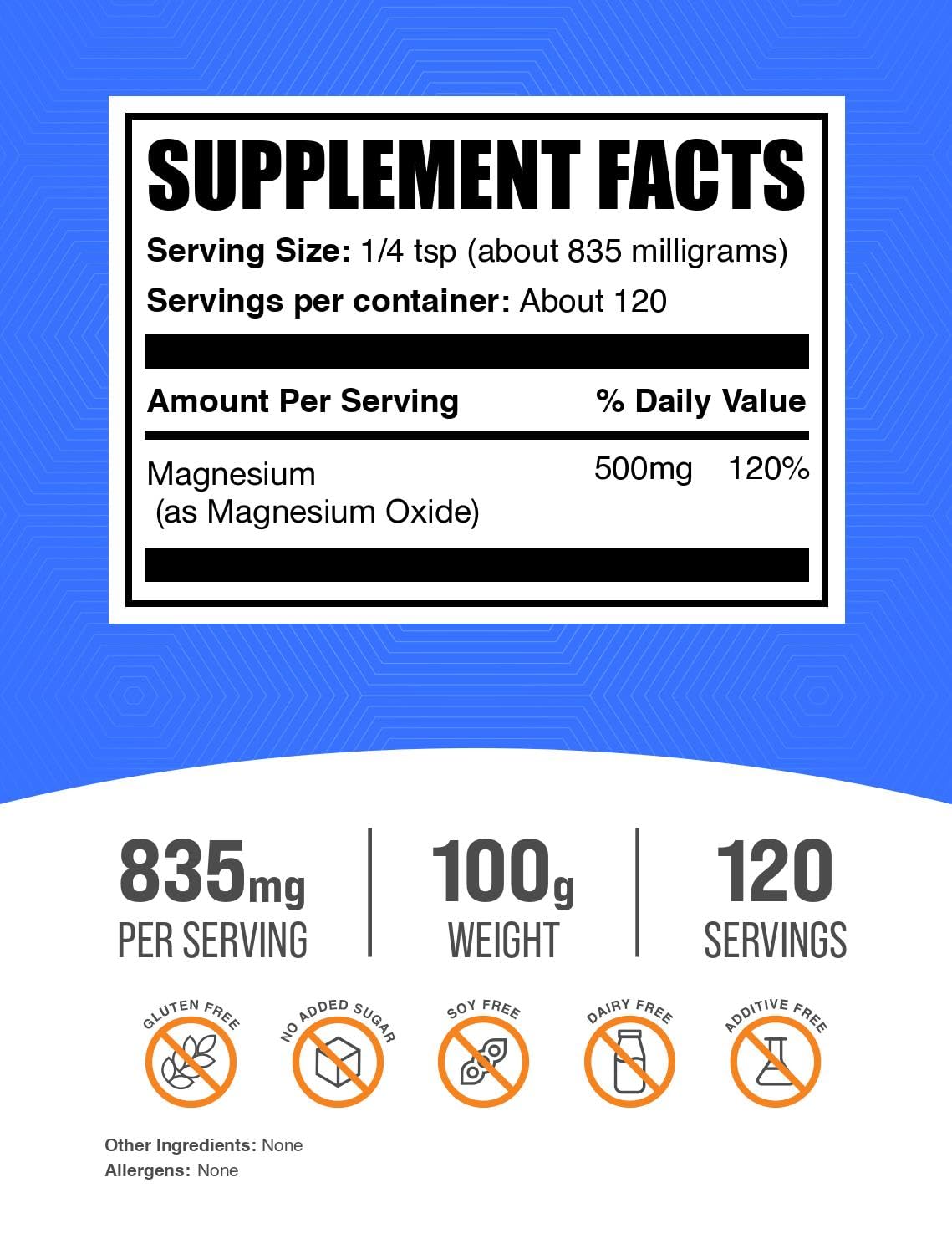 high quality magnesium supplement powder