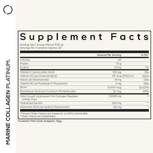 High-quality marine collagen peptides