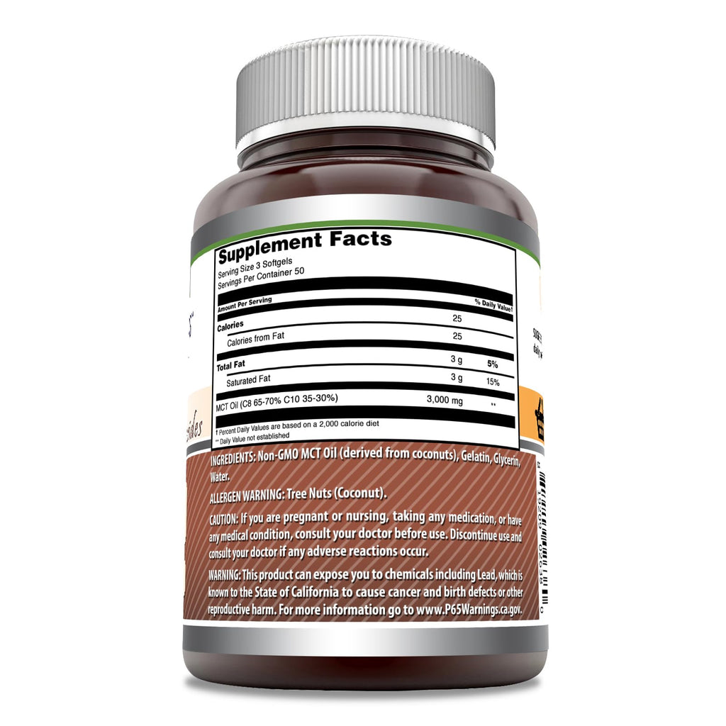 high-quality MCT oil softgels