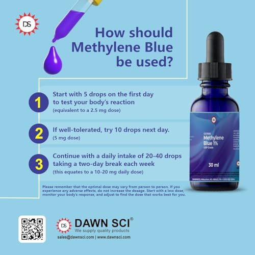 High-quality Methylene Blue dropper bottle