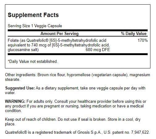 high-quality methylfolate supplement