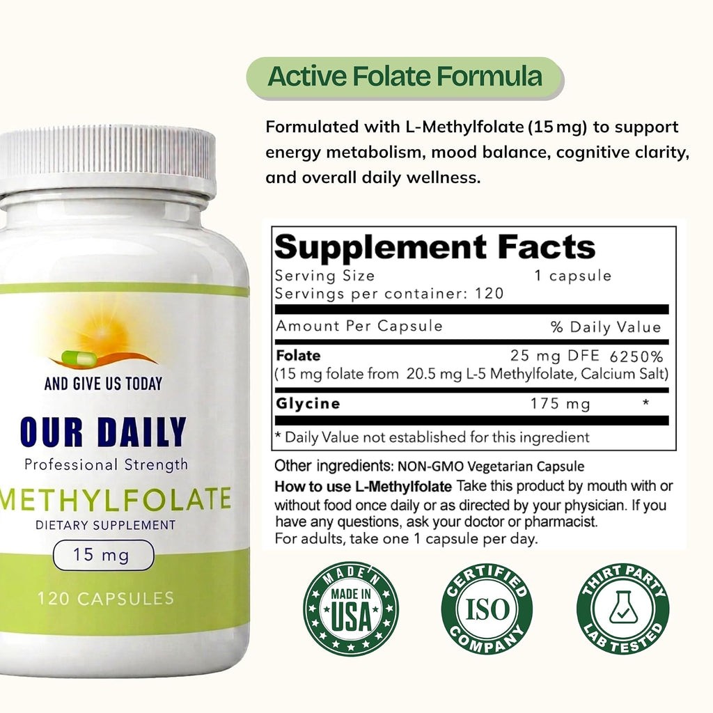 high-quality methylfolate vitamins