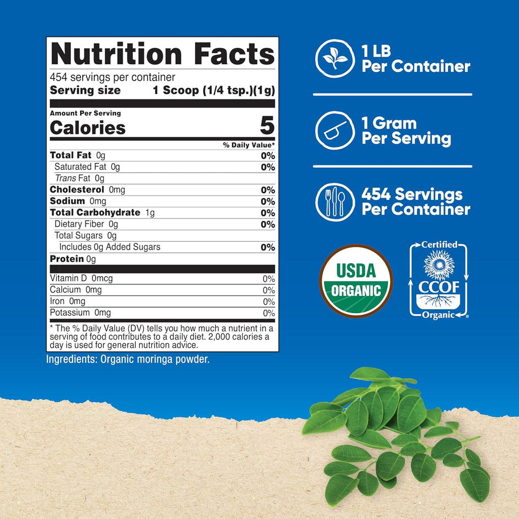 high-quality moringa powder for smoothies