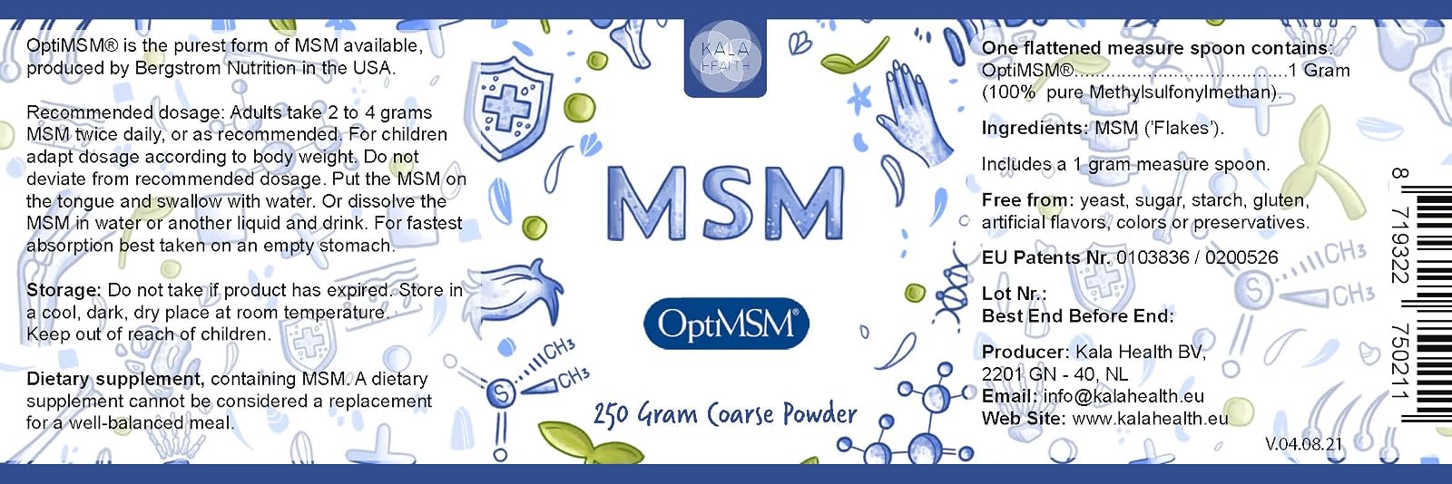 high-quality msm for joint health