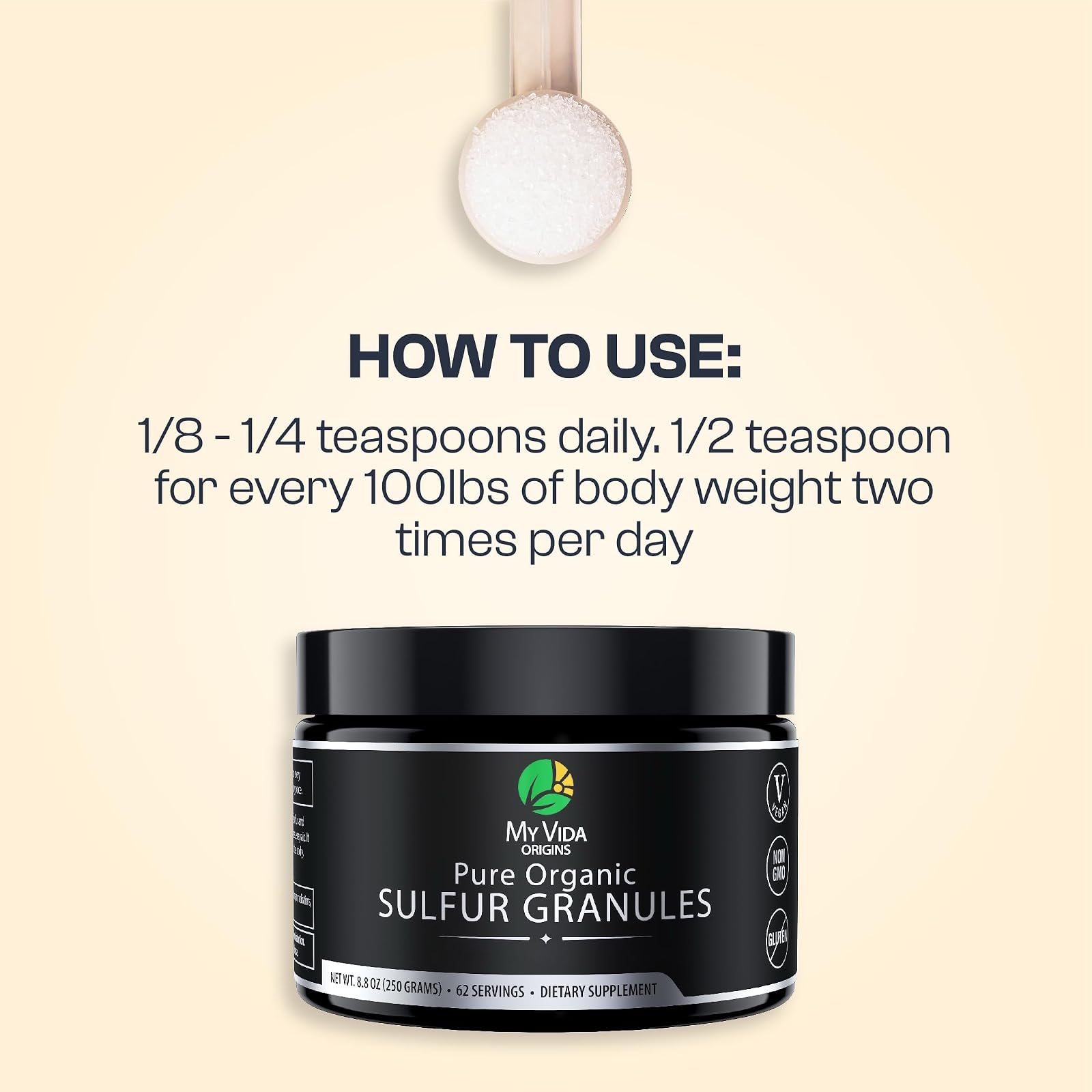high-quality msm granules for wellness