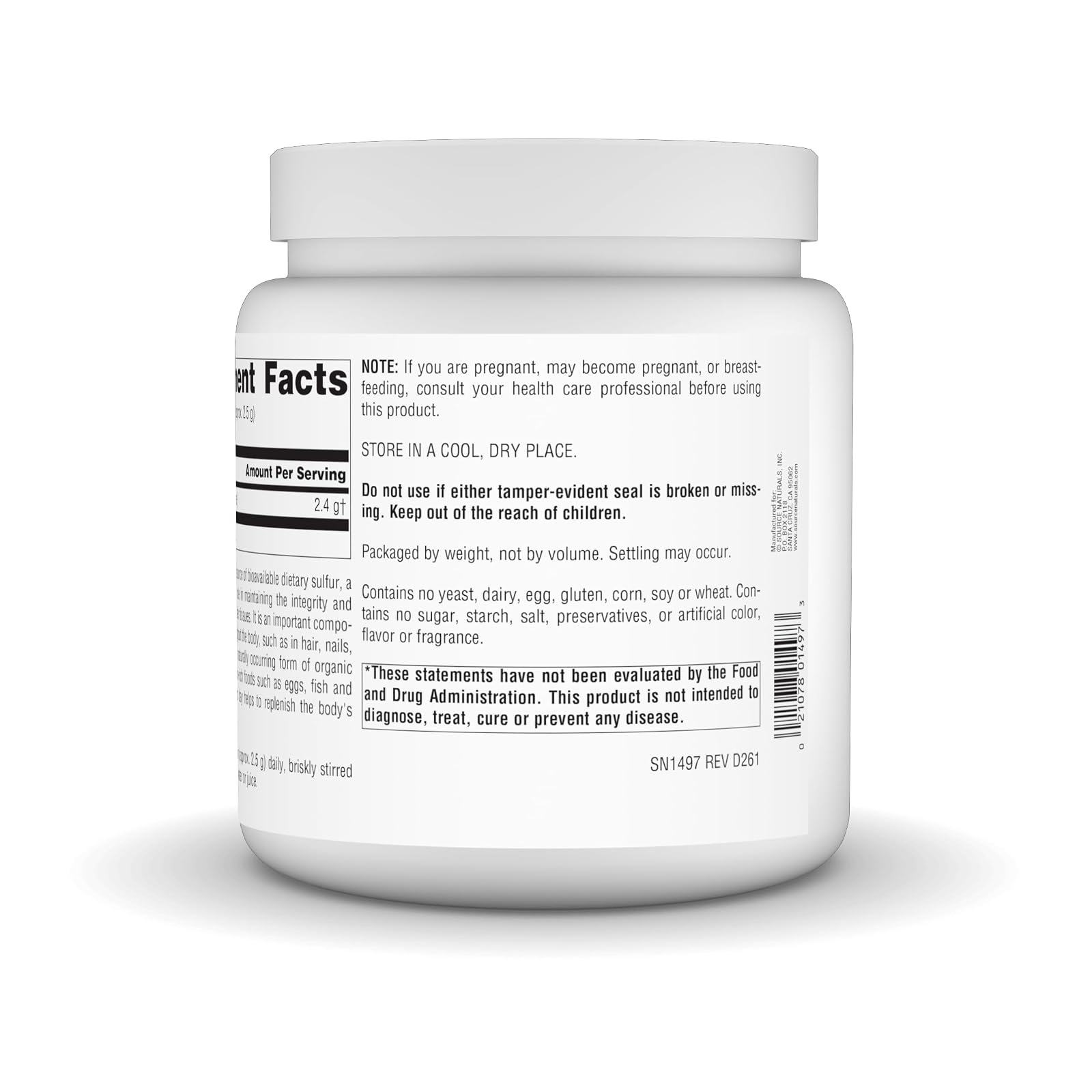high-quality msm powder for inflammation relief
