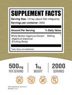High-quality mushroom supplement powder