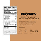 High-quality native whey protein supplement