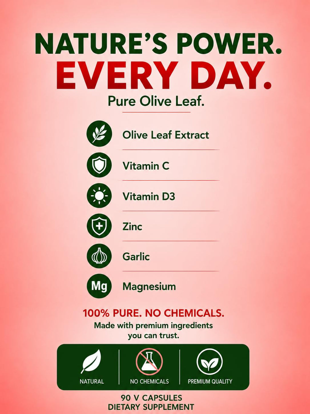 high-quality olive leaf extract product