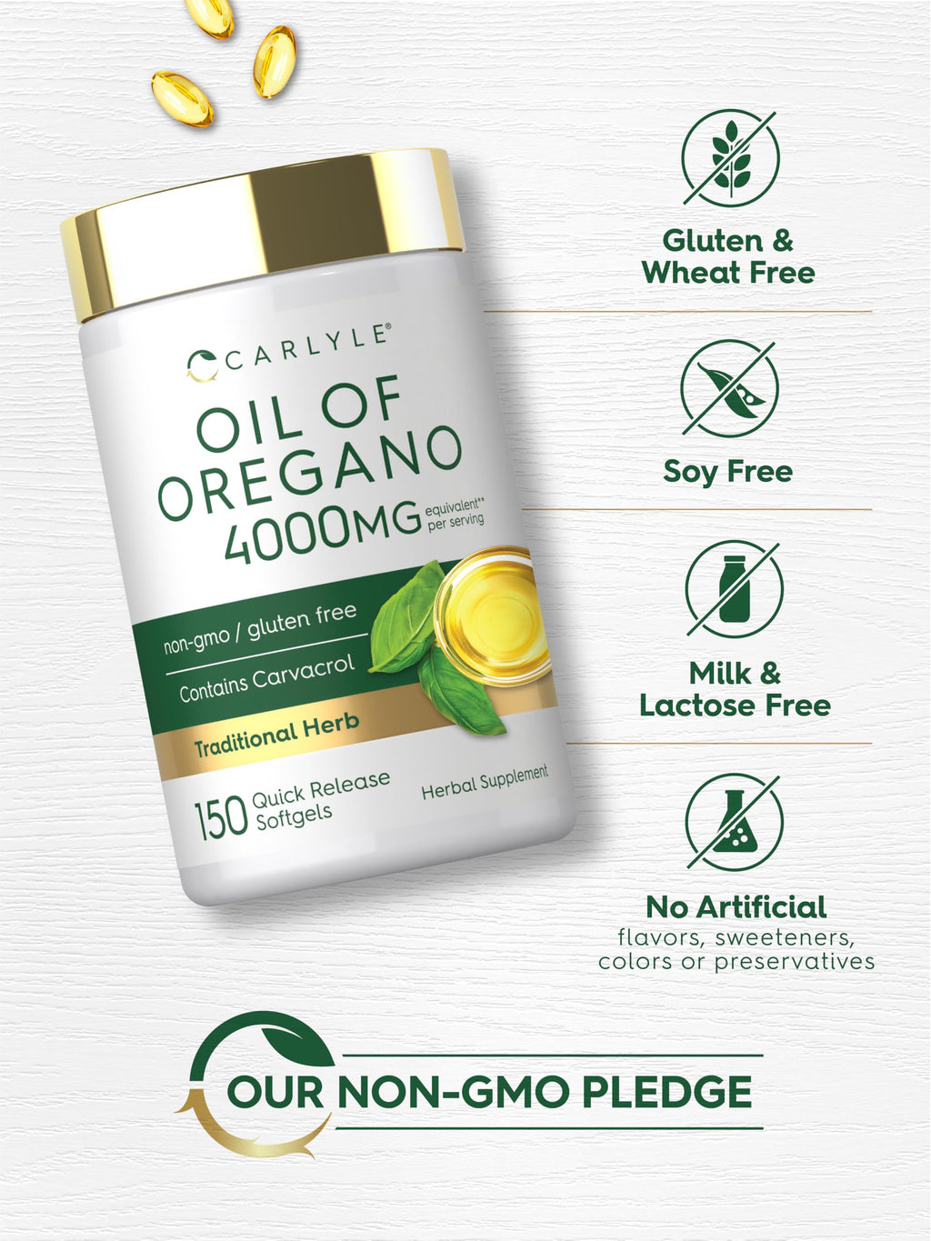 High-quality oregano oil capsules