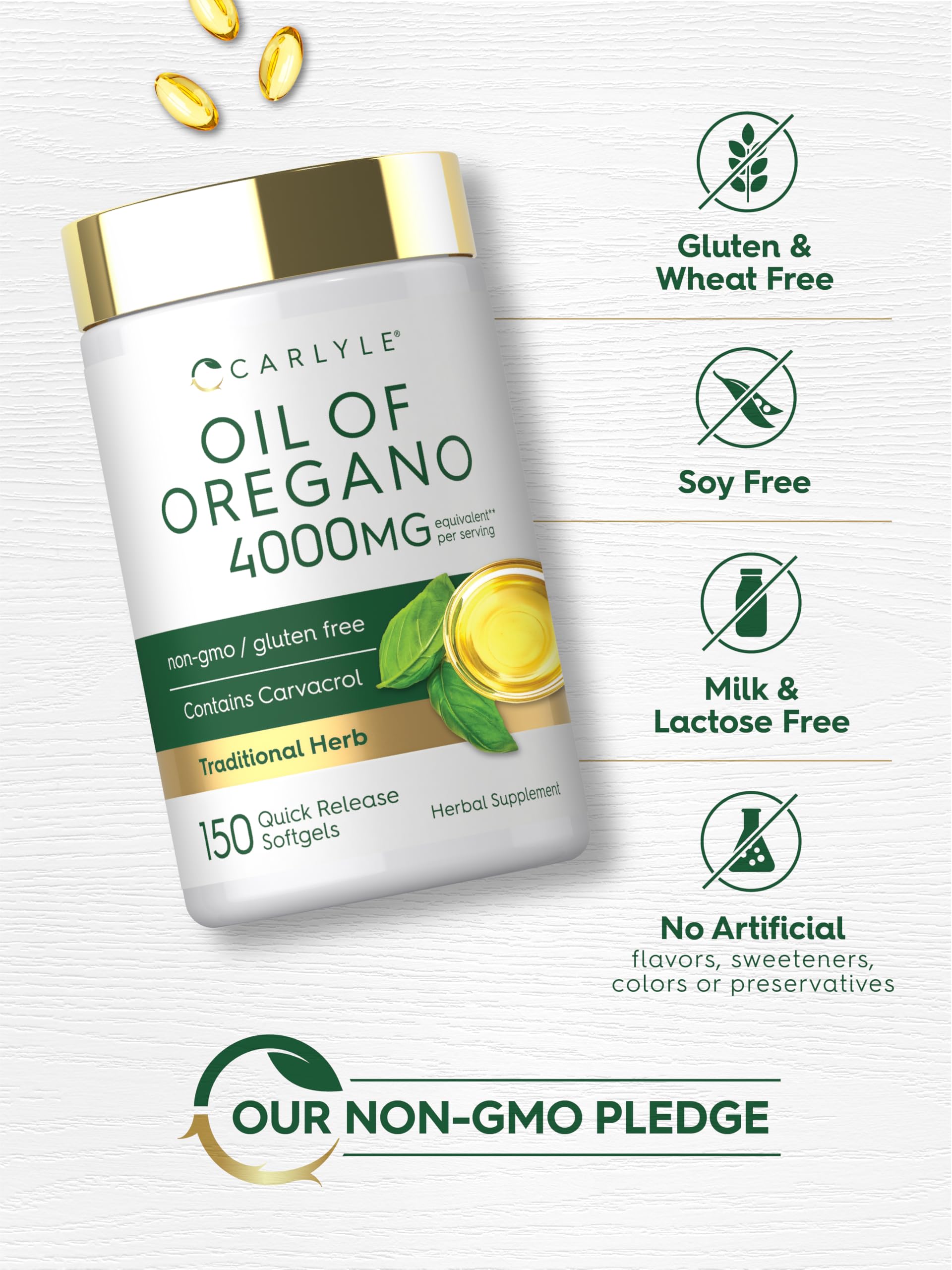 High-quality oregano oil capsules