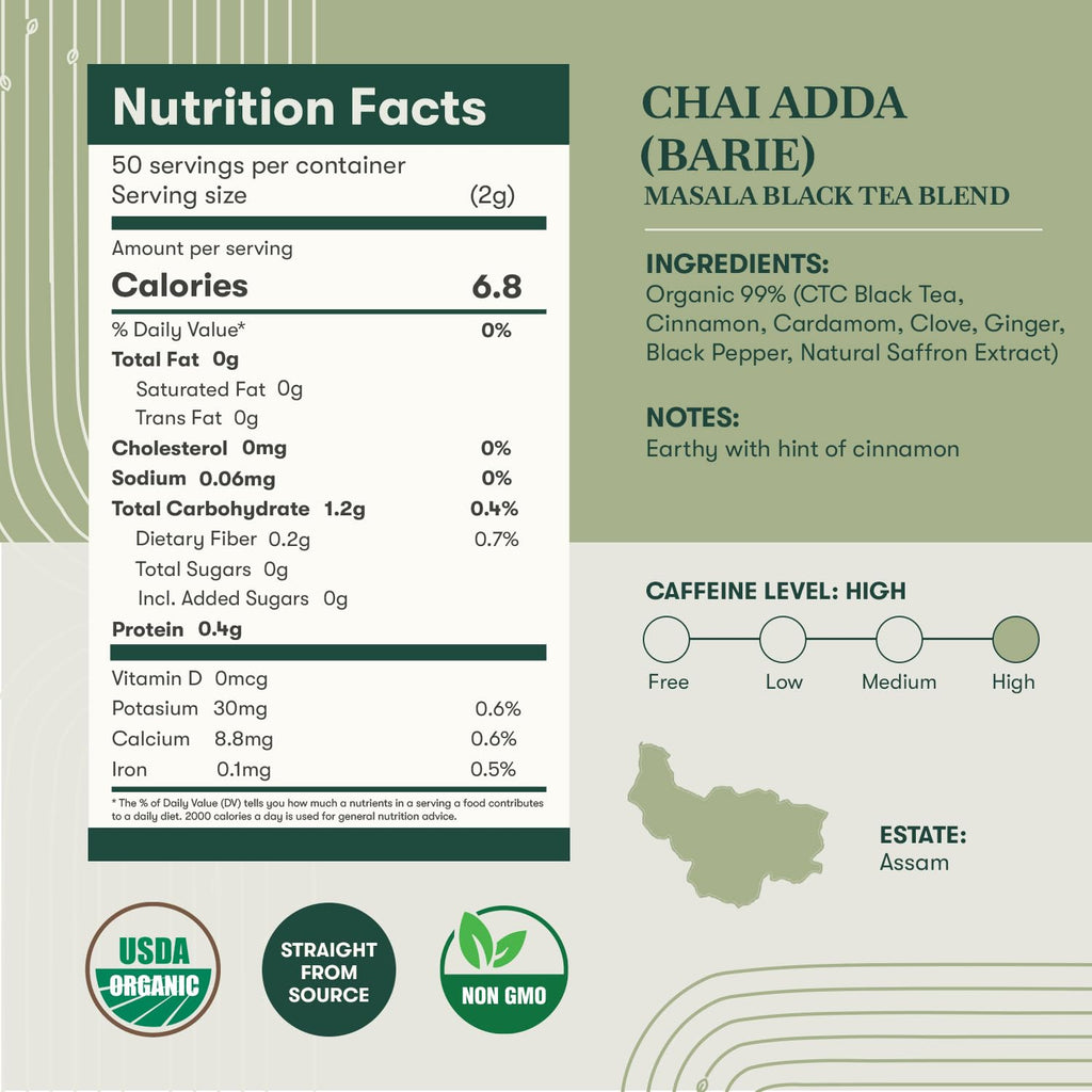 high-quality organic black tea experience