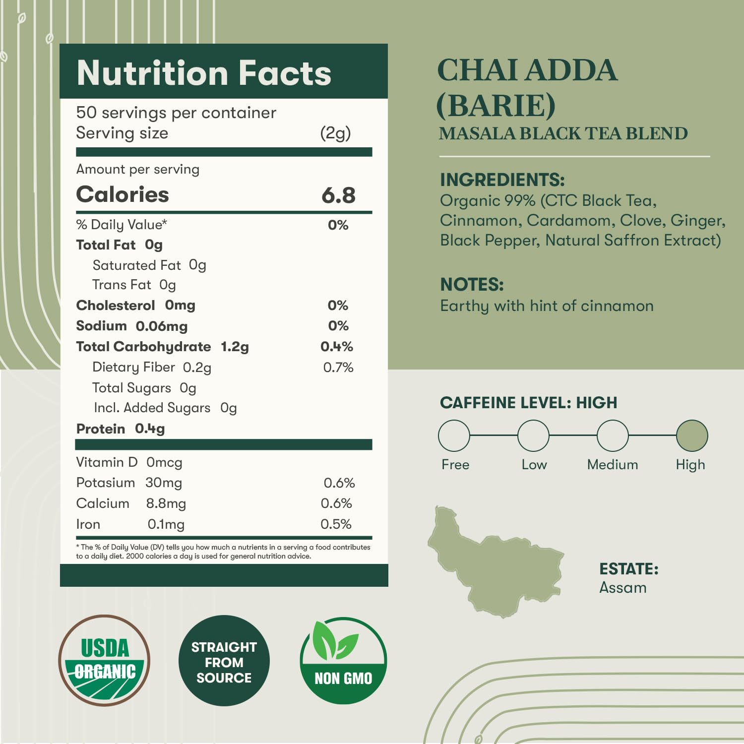 high-quality organic black tea experience