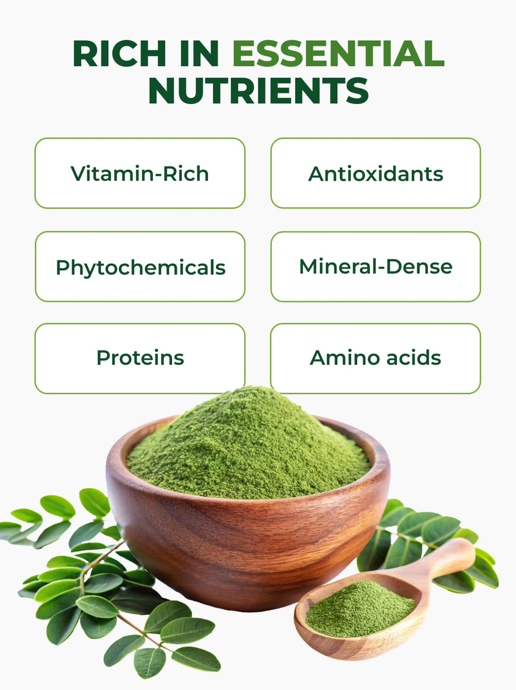 high-quality organic moringa powder