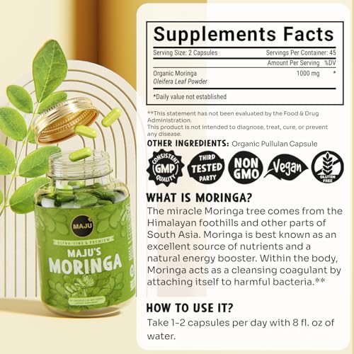 high-quality organic moringa supplement