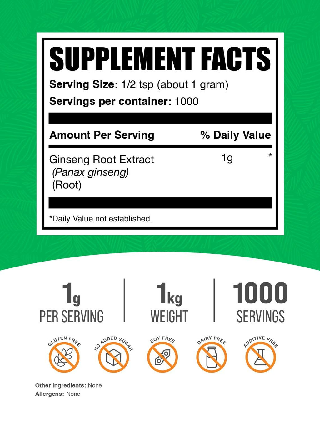 high-quality panax ginseng supplement