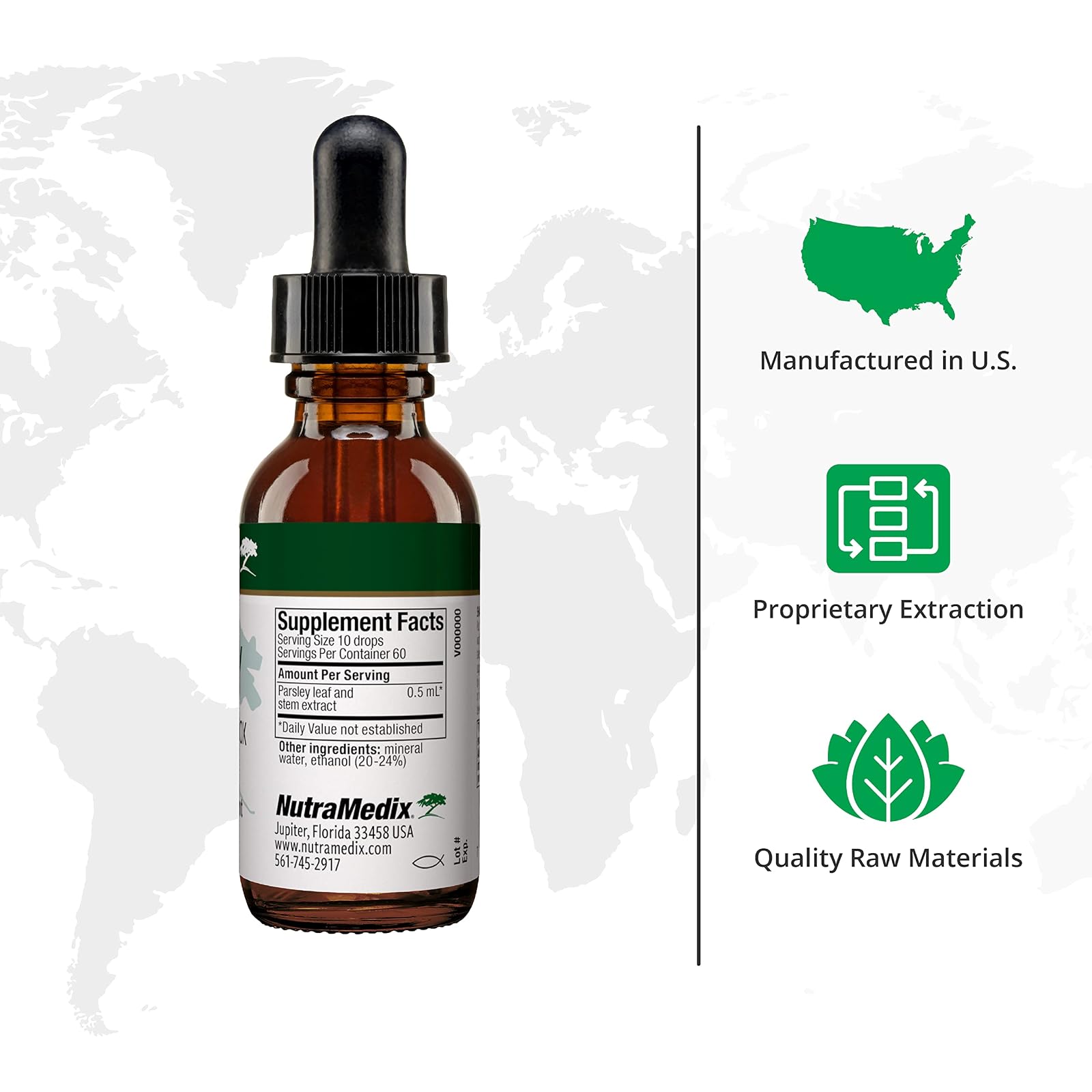high-quality parsley leaf supplement