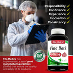 High-quality pine bark extract capsules