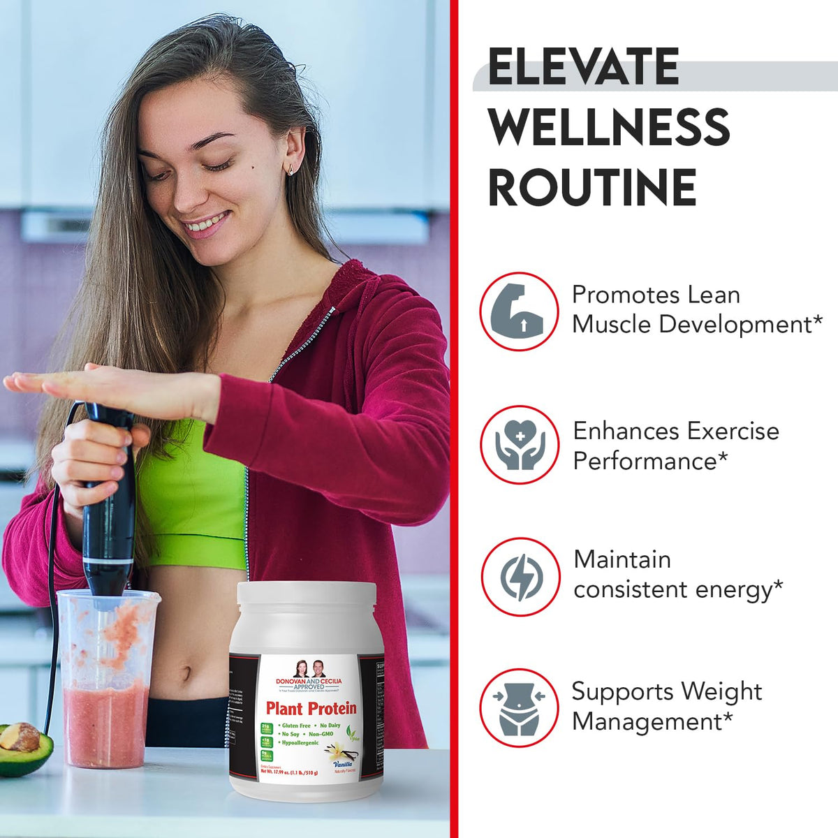 High-quality plant protein for athletes