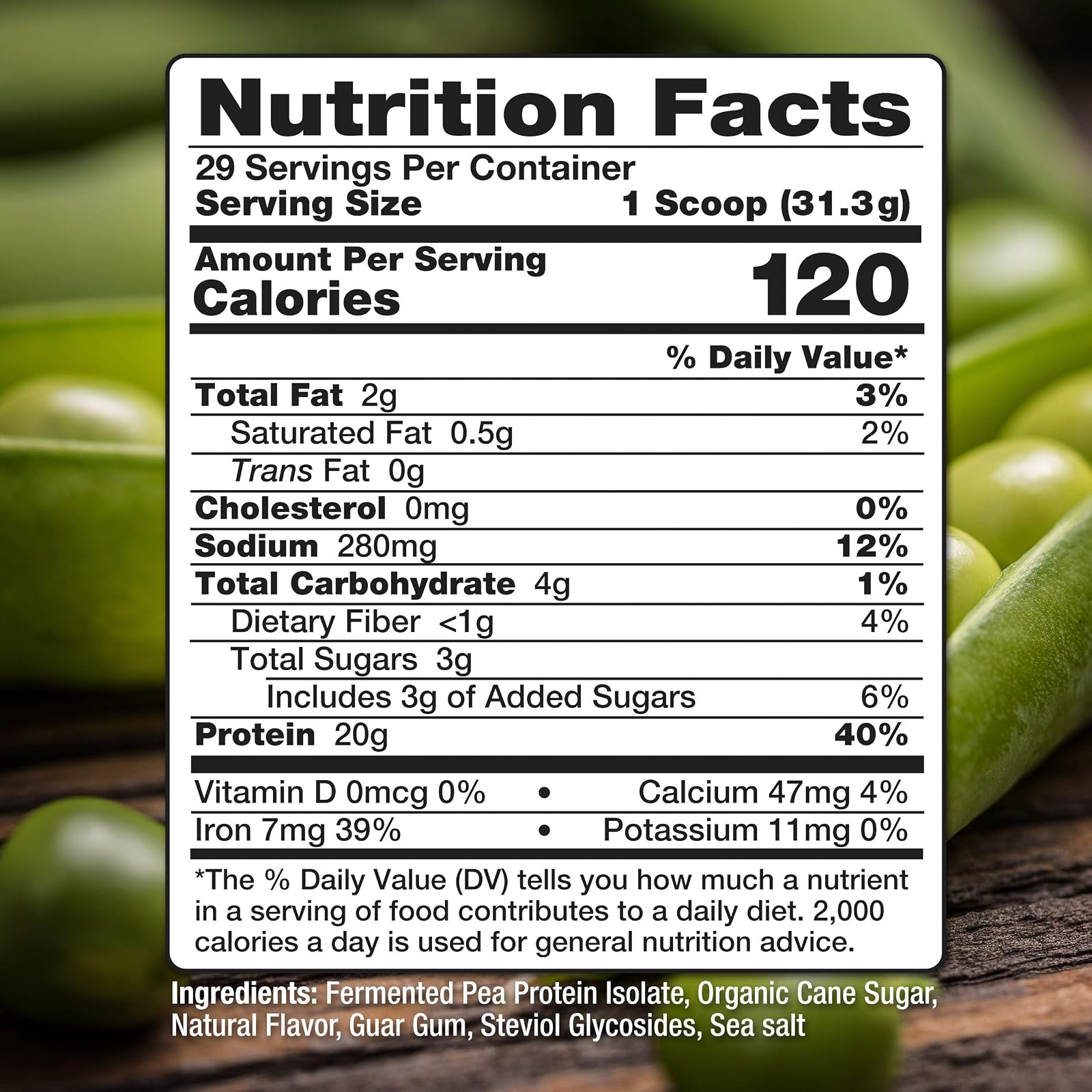 high-quality plant protein for smoothies