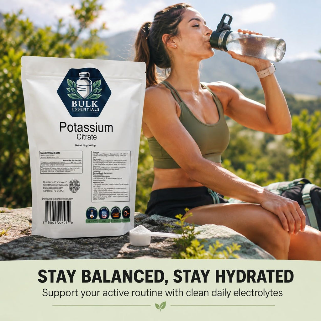 High-quality potassium citrate for wellness