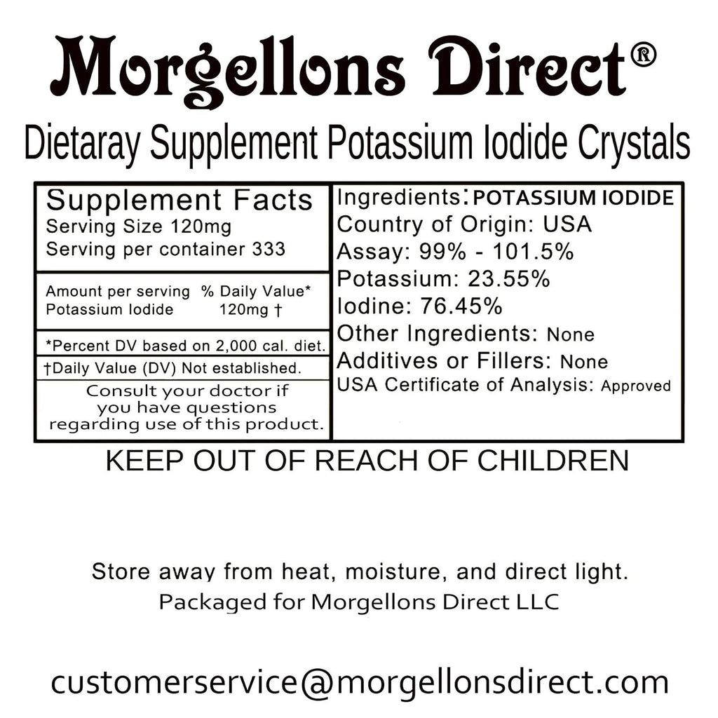 high-quality potassium iodide crystals