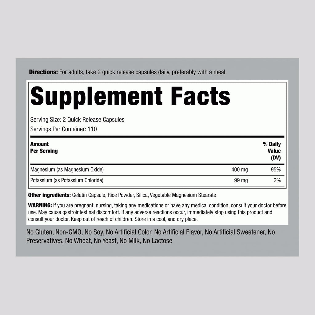 high-quality potassium magnesium supplement