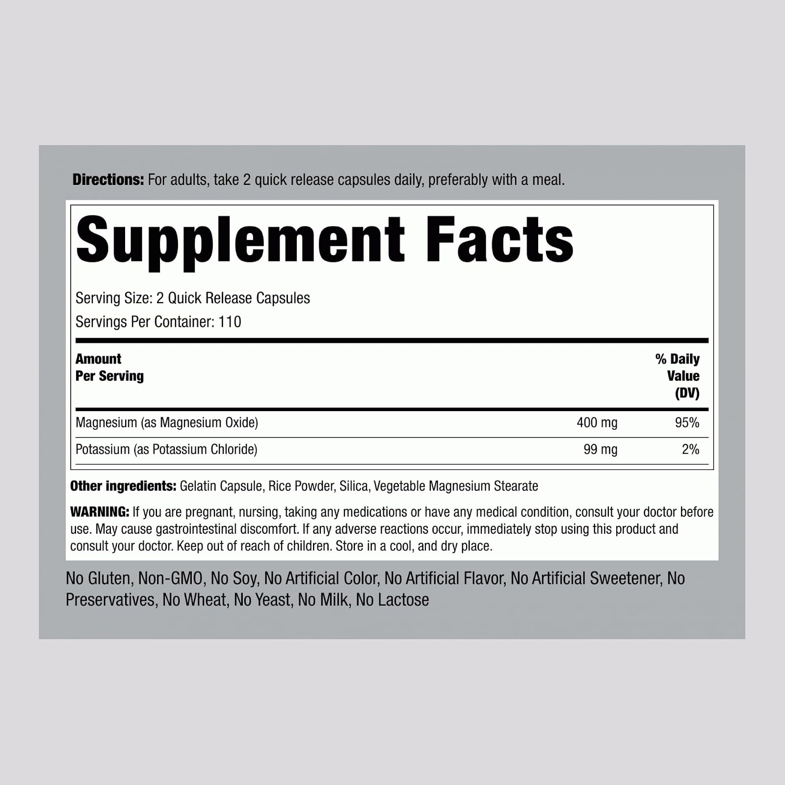 high-quality potassium magnesium supplement