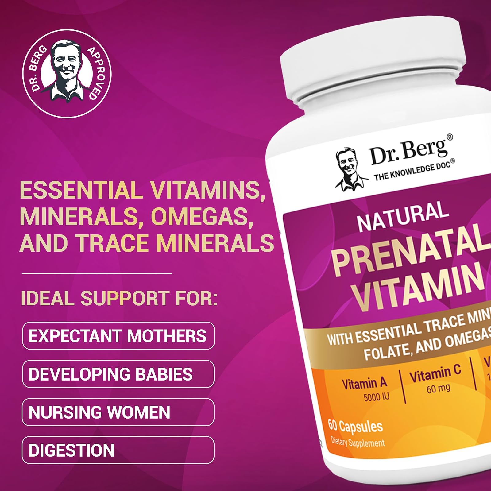 high-quality prenatal vitamins capsules