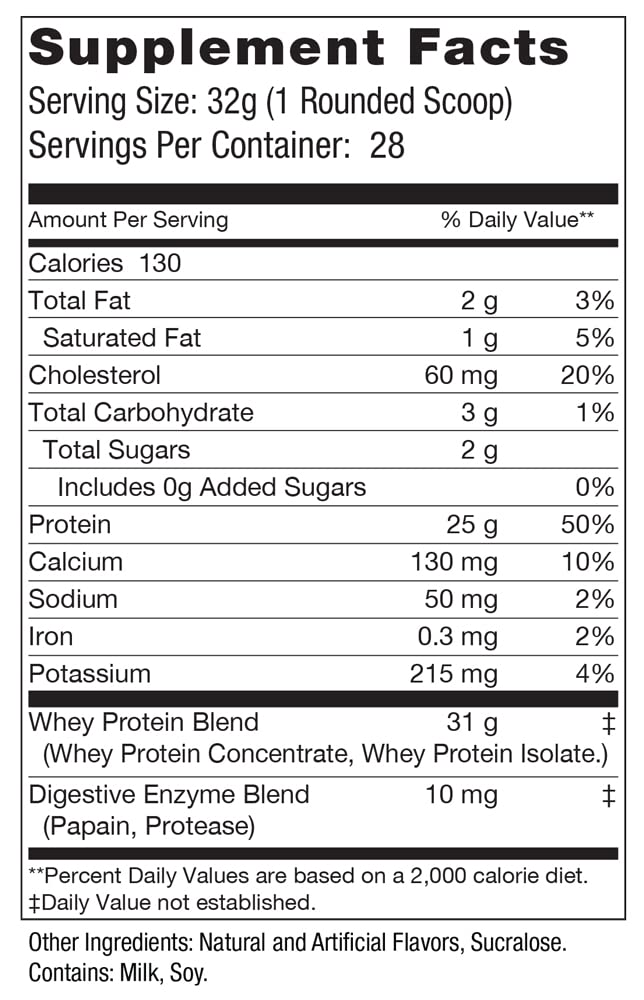 High-quality protein for muscle recovery