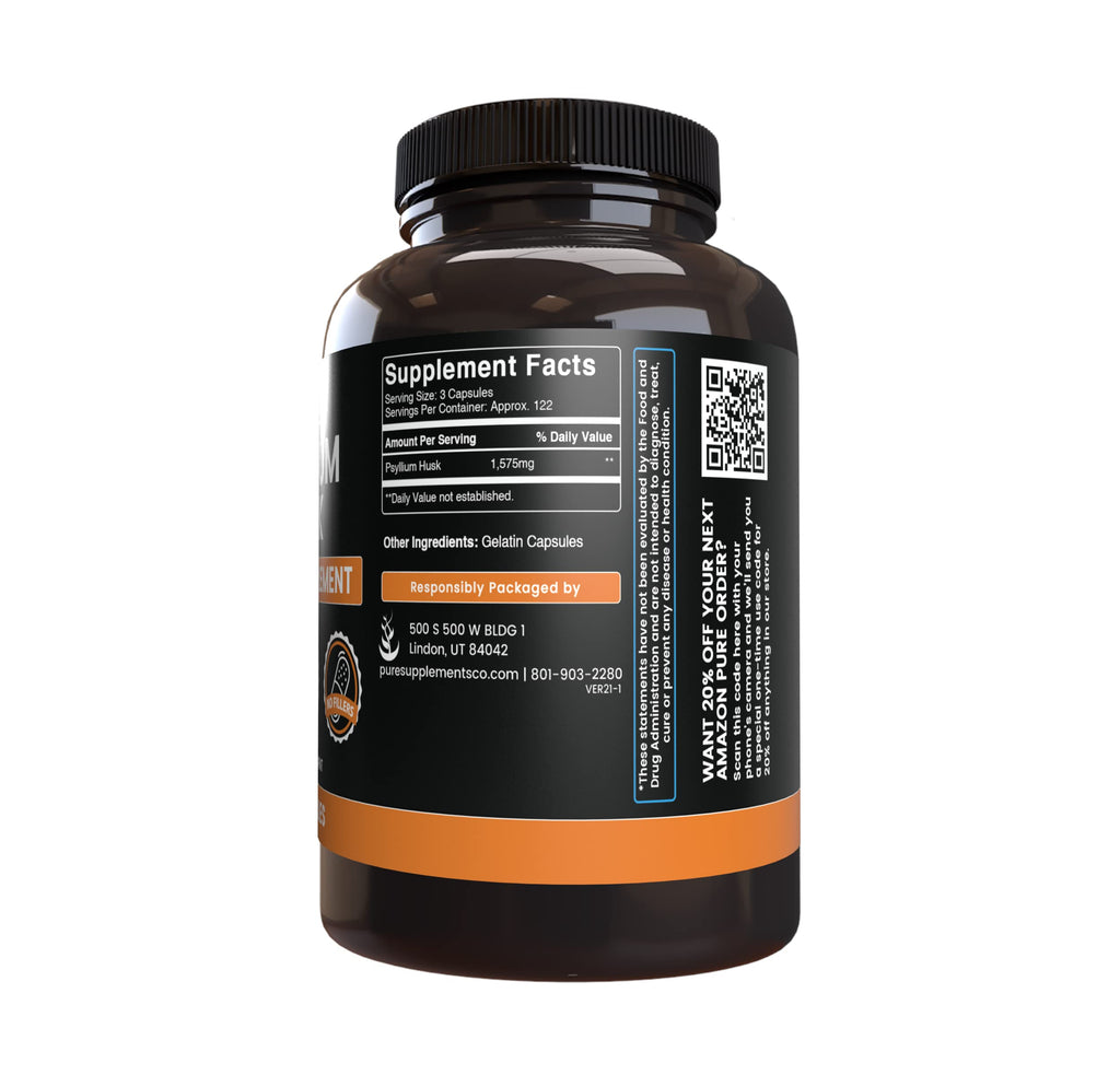 high quality psyllium fiber supplement
