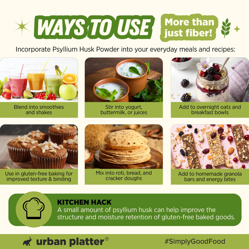 high-quality psyllium for recipes