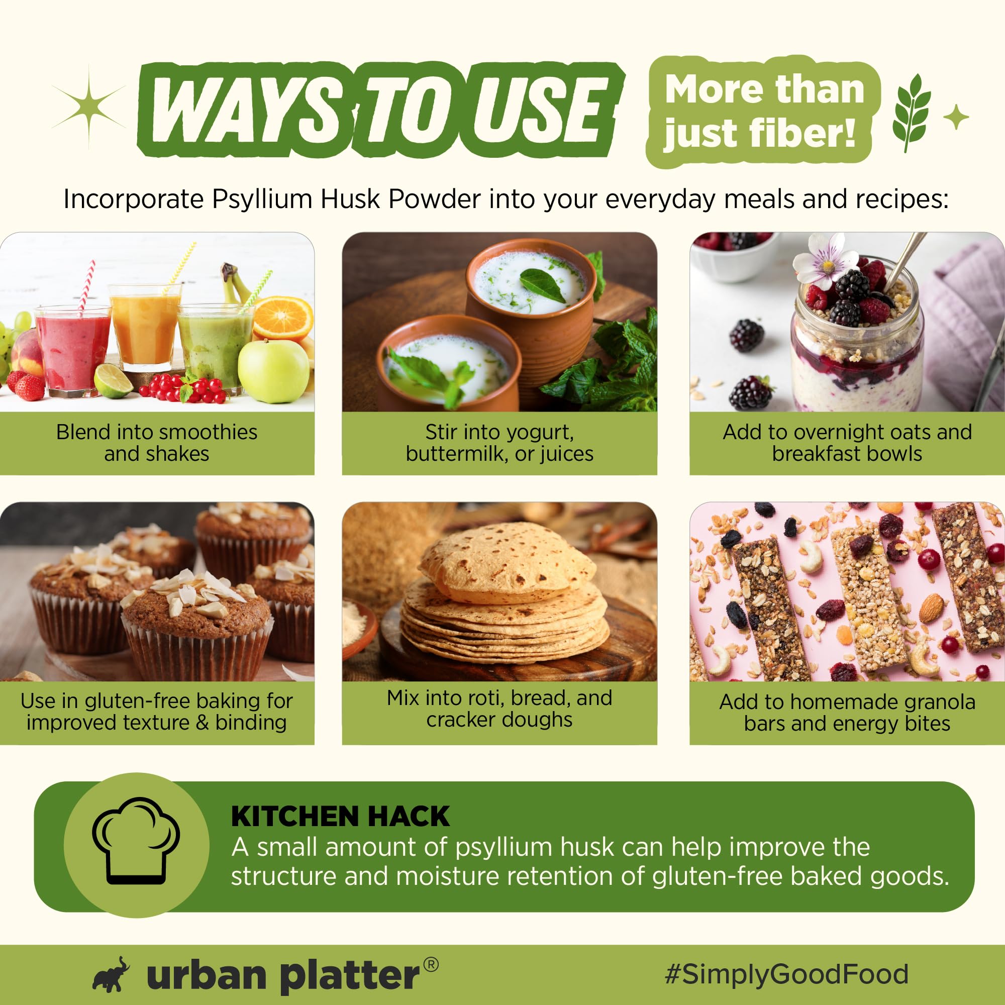 high-quality psyllium for recipes