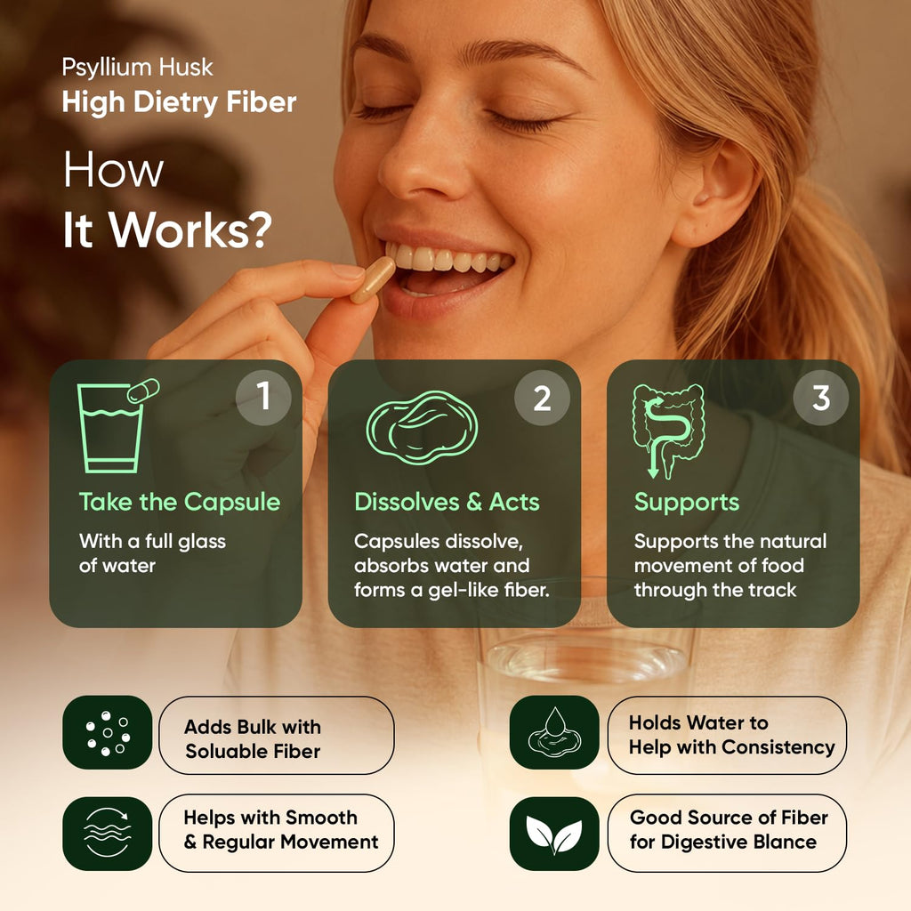 High-quality psyllium husk 1500 mg