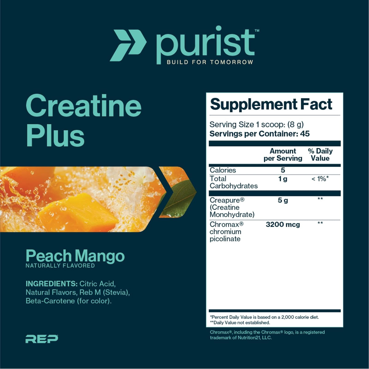 high-quality PURIST creatine supplement