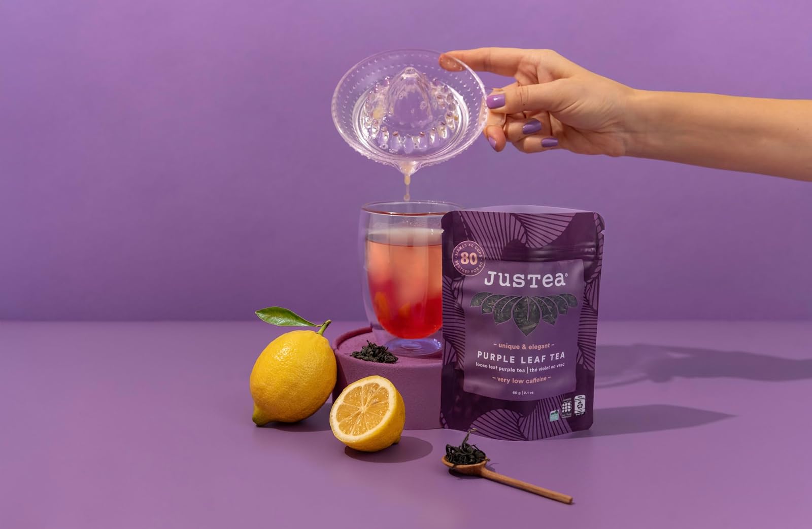 high-quality purple leaf tea