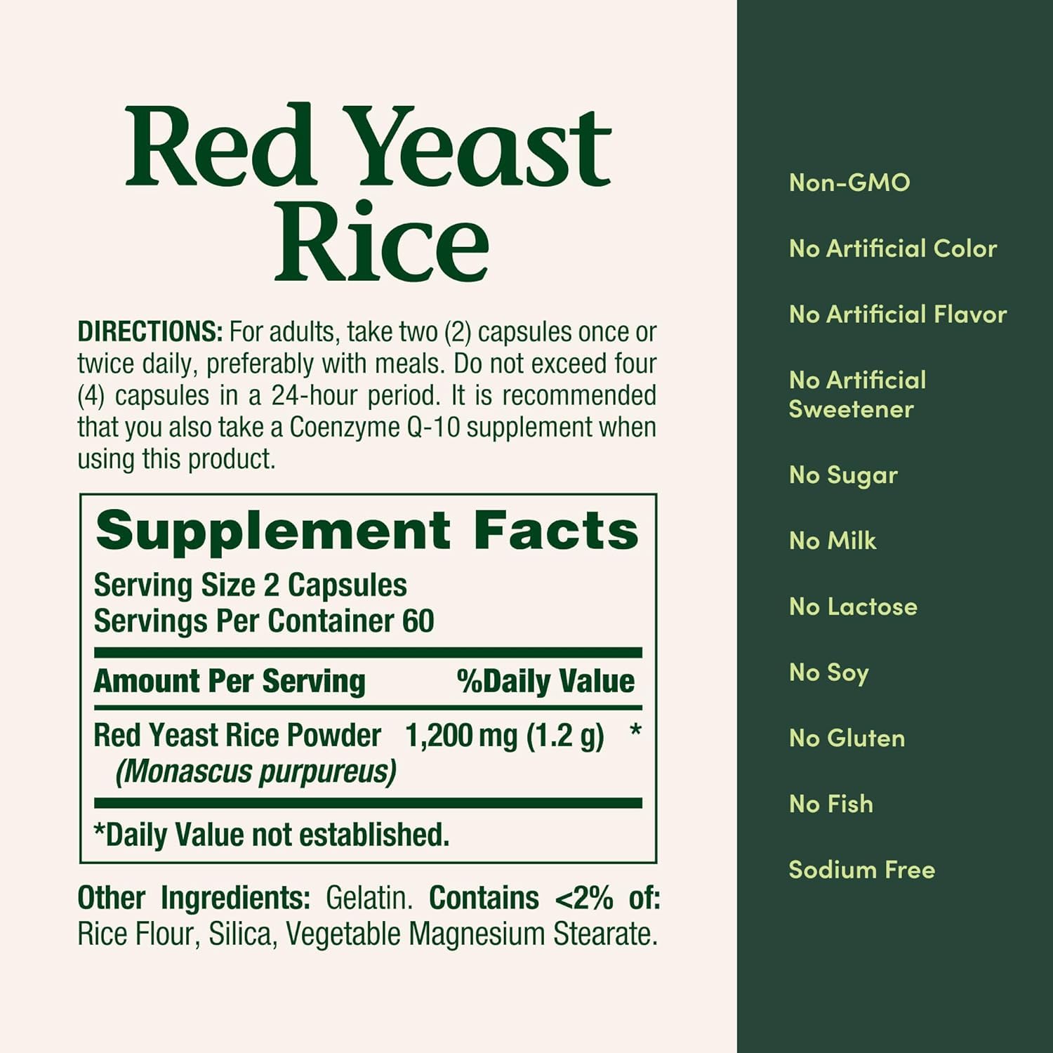 high-quality red yeast rice supplement