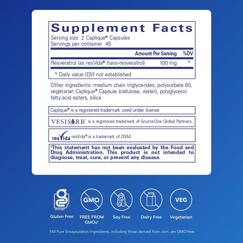High-quality resveratrol for heart health