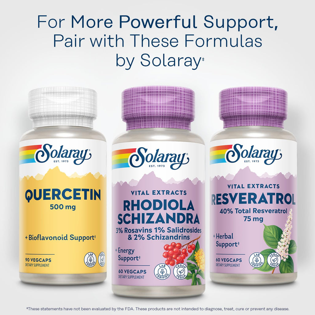 high-quality rhodiola capsules by SOLARAY